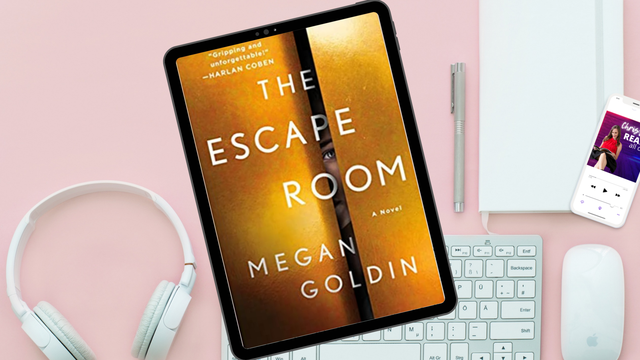 The Escape Room by Megan Goldin Book Summary and Review • Christina All Day